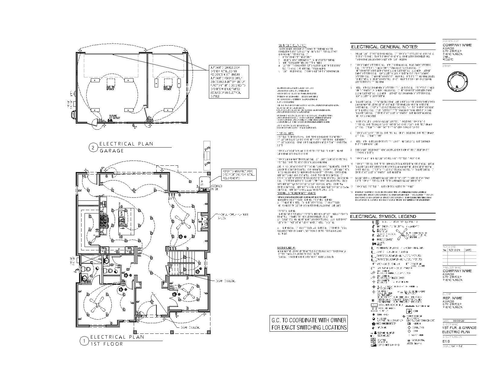 Autocad Residential Master Plan Set Template - Etsy