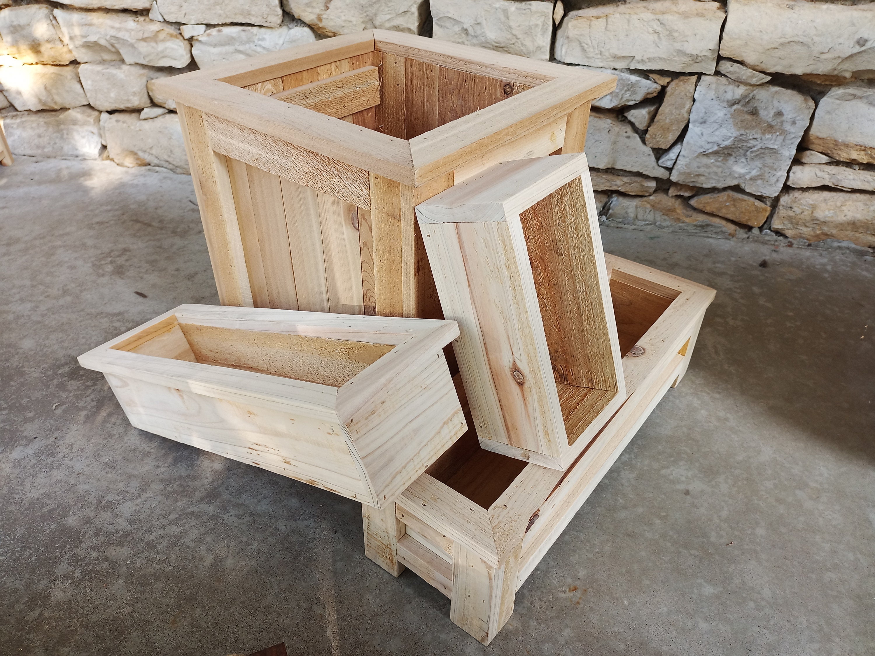 Customizable Cedar Planter Box - Etsy