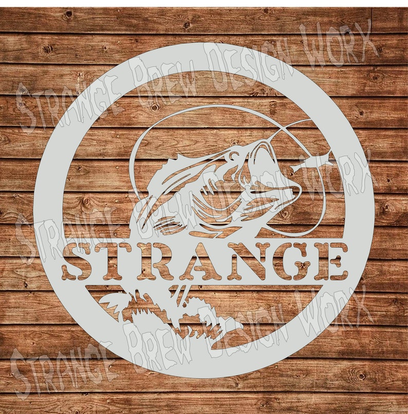 Bass Monogram DXF File Svg / Png / Pdf / Eps / Ai File Cnc - Etsy