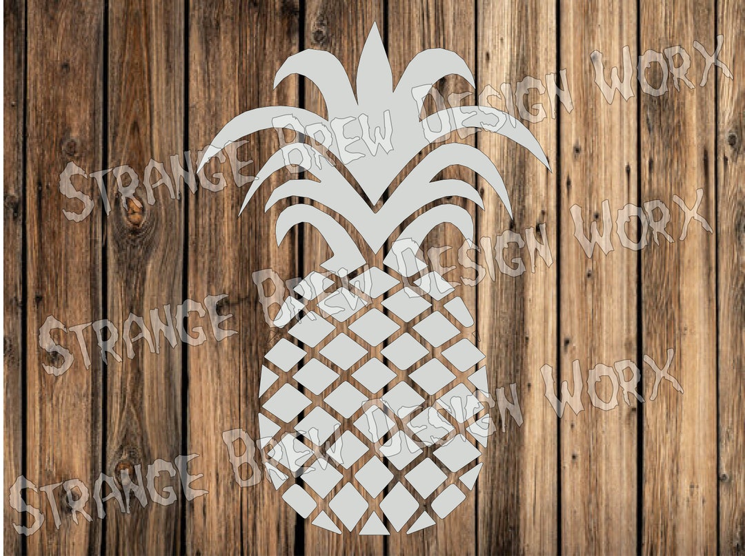 Pineapple DXF File Svg / Png / Pdf / Eps / Ai File Cnc Plasma, Vinyl ...