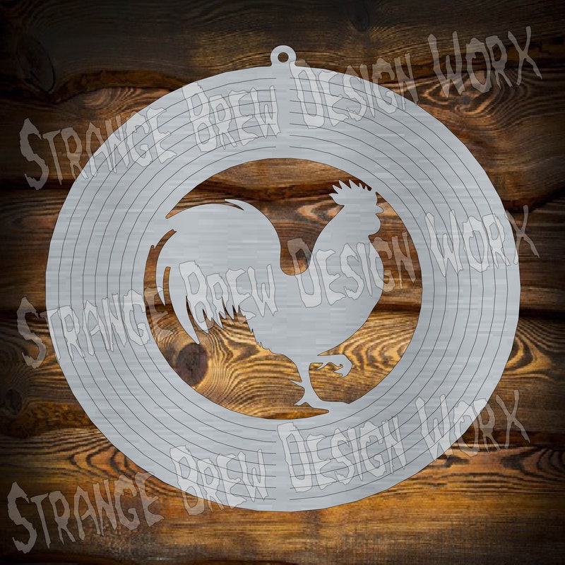 Rooster Dxf File - Etsy