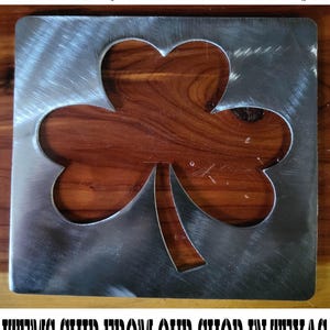 Shamrock Stencil Metal Stencil , Wood Router, Painting, Wood Burning ...