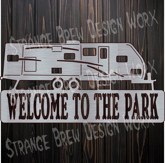 Camping Trailer Sign DXF File Svg / Png / Pdf / Eps / Ai File - Etsy