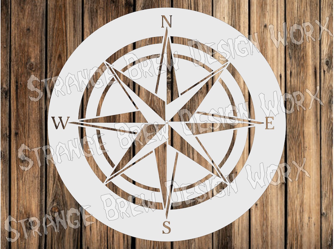 Compass DXF File Svg / Png / Pdf / Eps / Ai File Cnc Plasma, Vinyl ...