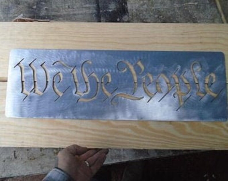 We the People Lettering DXF File Svg / Png / Pdf / Eps / Ai File Cnc ...
