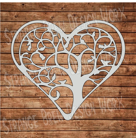 Tree of Life Heart Sign DXF File Svg / Png / Pdf / Eps / Ai - Etsy ...