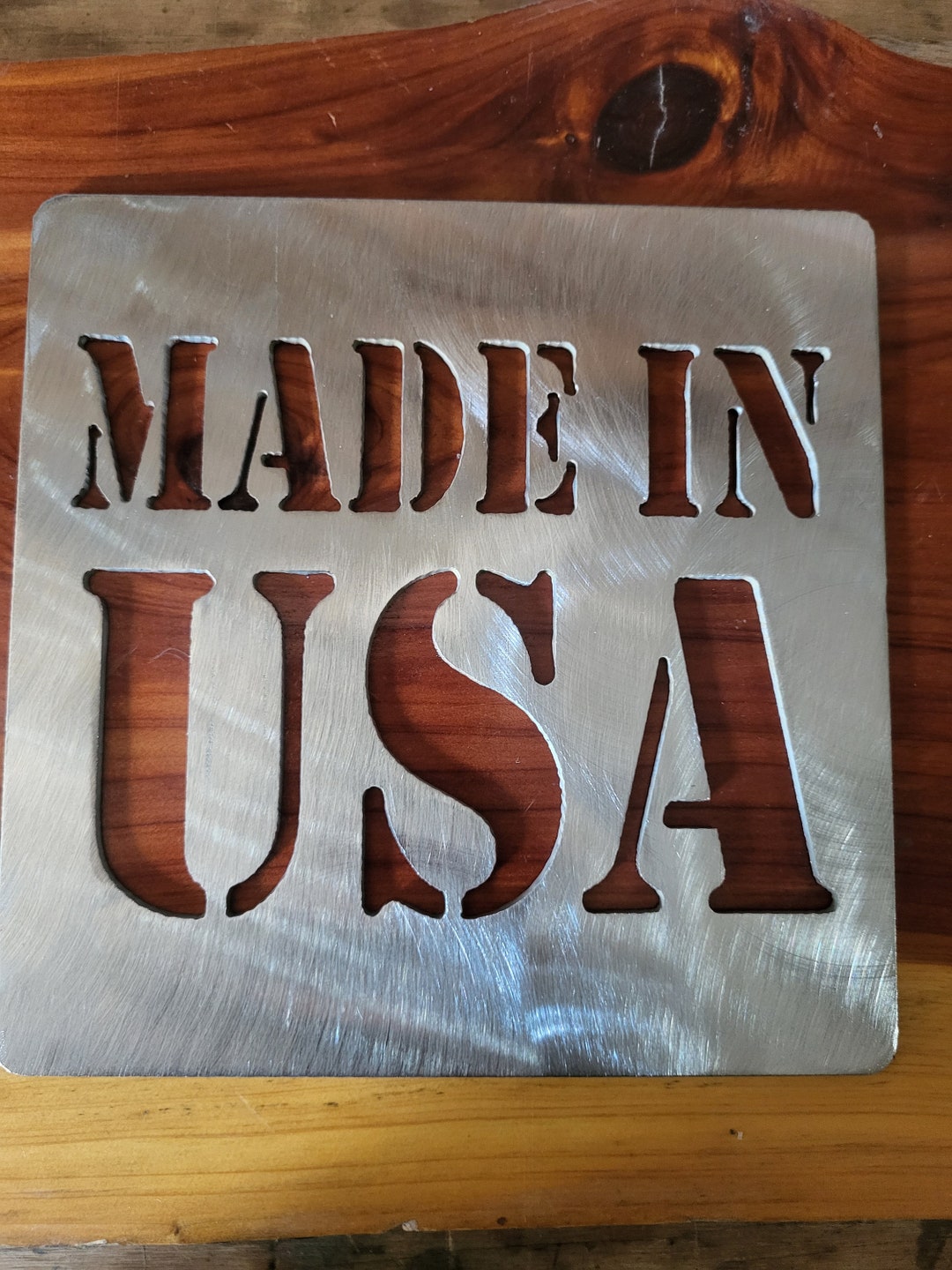 Made in Usa Stencil Metal Stencil, Wood Router, Painting, Wood Burning ...