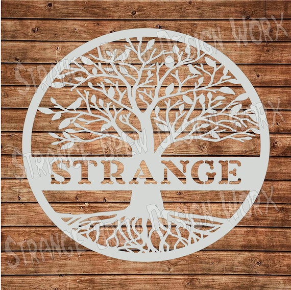 Tree of Life Monogram DXF File Svg / Png / Pdf / Eps / Ai File - Etsy ...