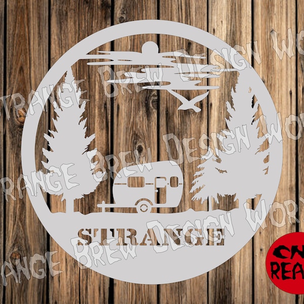 Camper Dxf File - Etsy