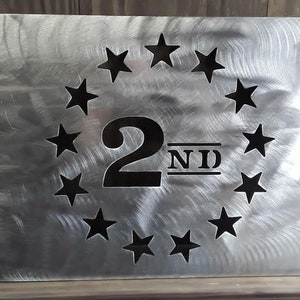 2nd Amendment Flag Union DXF File Svg / Png / Pdf / Eps / Ai File Cnc ...