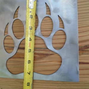Bear Paw Stencil Metal Stencil, Wood Router, Painting, Wood Burning ...