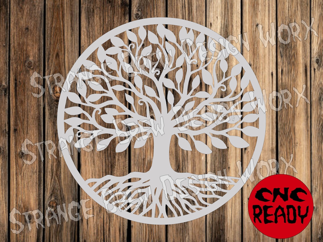 Tree of Life DXF File Svg / Png / Pdf / Eps / Ai File Cnc Plasma, Vinyl ...