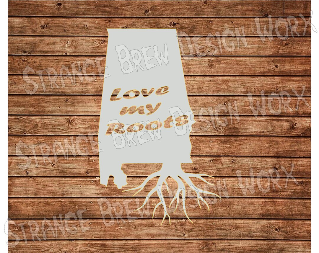 Alabama Roots SVG, CNC Plasma Cut File (digital Download) - Etsy