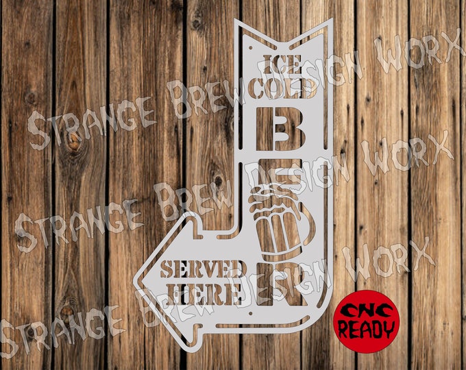 Beer Sign Plasma DXF CNC Drinking Sign Beer Mug Beer Glass - Etsy