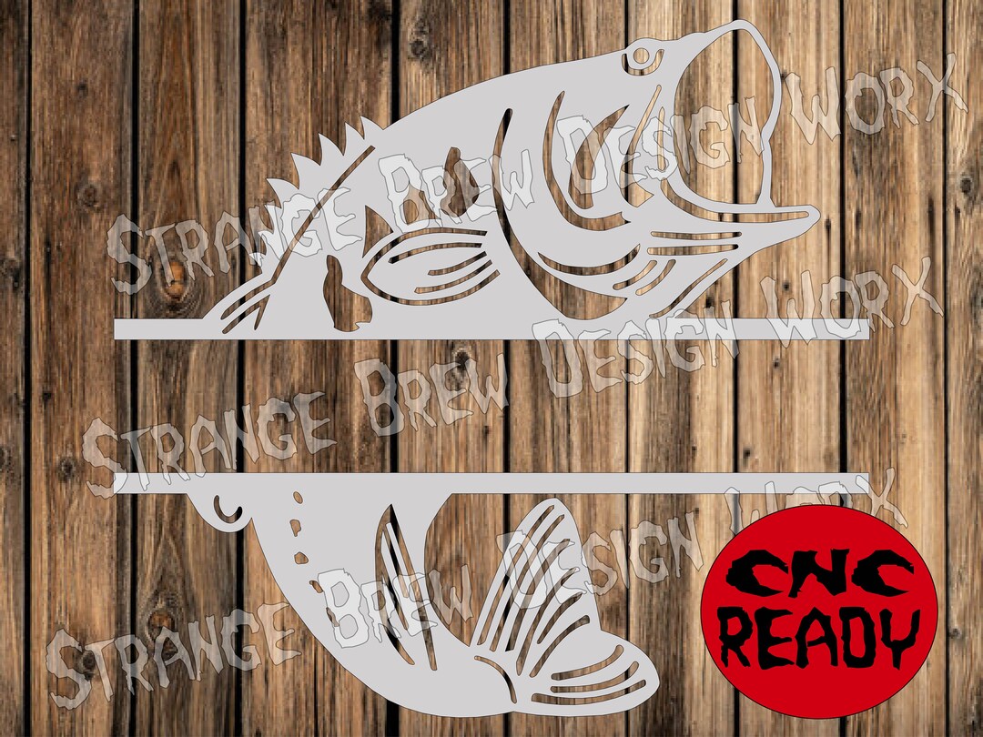 Bass Monogram DXF File Svg / Png / Pdf / Eps / Ai File Cnc Plasma ...