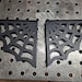 Spider Web Shelf Brackets Dxf Svg Cut File 8x8 Shelf Brackets Gothic ...