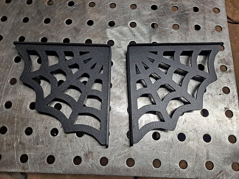 Spider Web Shelf Brackets Dxf Svg Cut File 8x8 Shelf Brackets - Etsy
