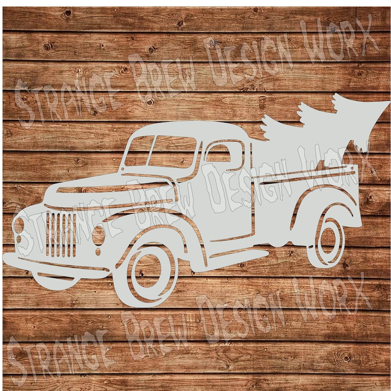 Truck With Tree - Etsy