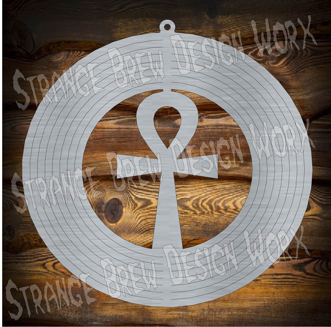 Ankh Wind Spinner DXF SVG, CNC Plasma Cut File (digital Download) - Etsy