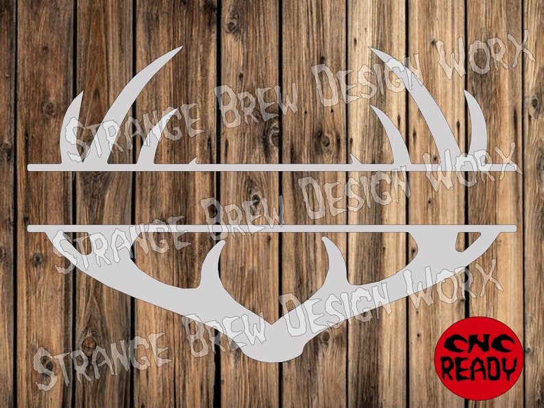 Deer Antler Monogram DXF File Svg / Png / Pdf / Eps / Ai File - Etsy