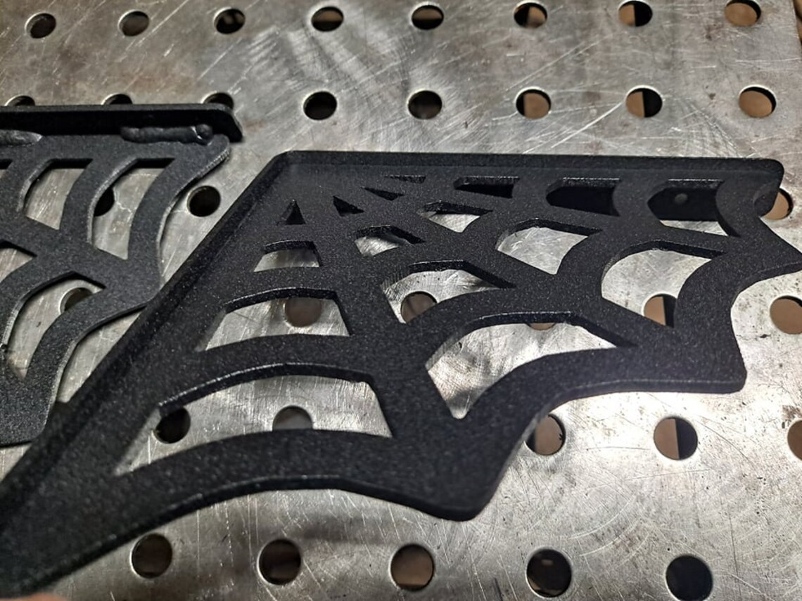 Spider Web Shelf Brackets Dxf Svg Cut File 8x8 Shelf Brackets Gothic ...