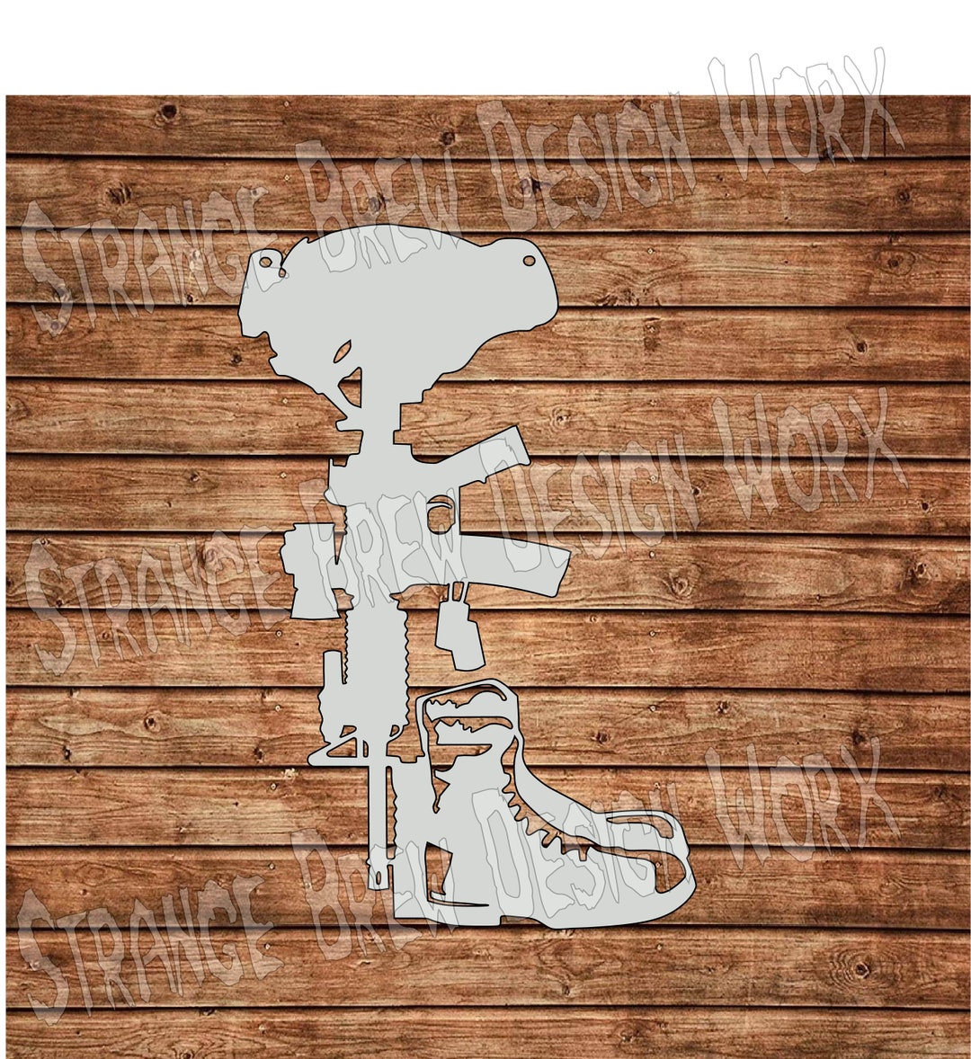 Fallen Soldier Battle Cross SVG, CNC Plasma Cut File (digital Download ...