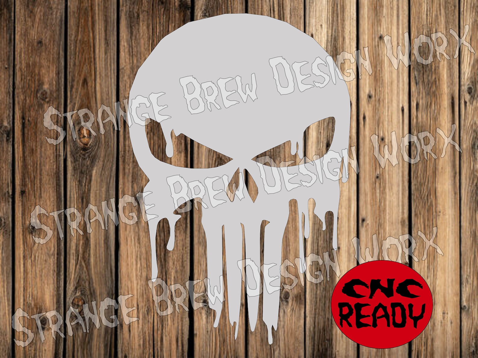 Dripping Skull DXF File Svg / Png / Pdf / Eps / Ai File Cnc - Etsy