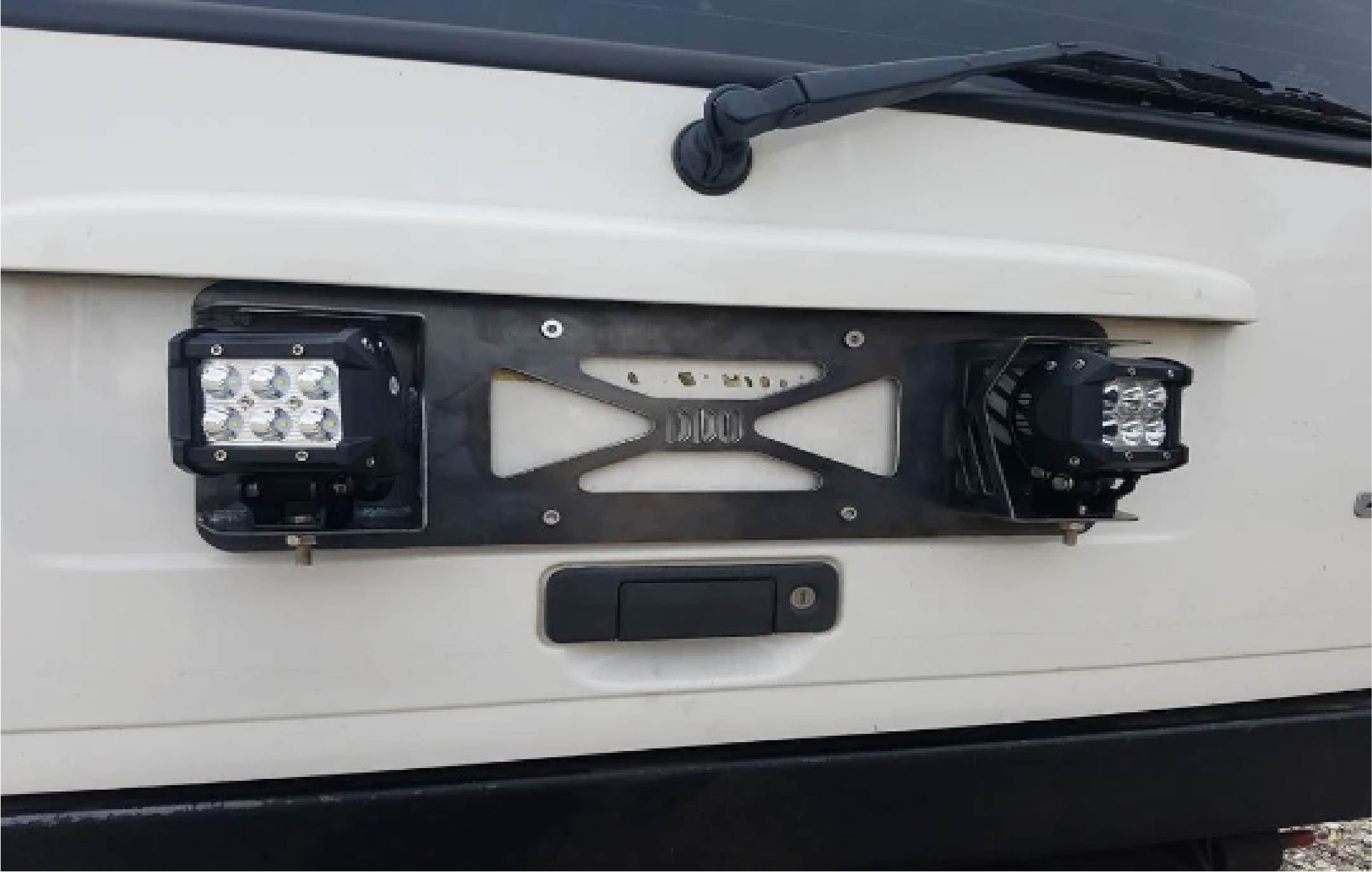 Universal Fit Led Light Pod Mount Fits: Jeep Cherokee Rear Gate Mount ...