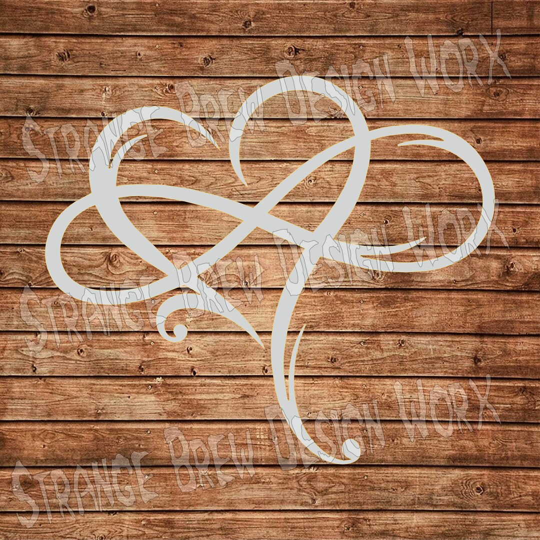 Infinity Heart DXF File Svg / Png / Pdf / Eps / Ai File Cnc Plasma ...