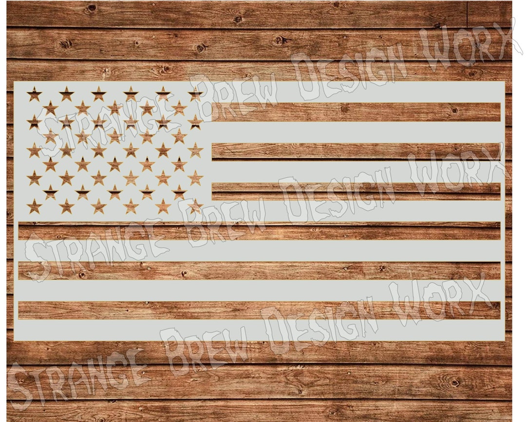 American Flag DXF File Svg / Png / Pdf / Eps / Ai File Cnc Plasma ...