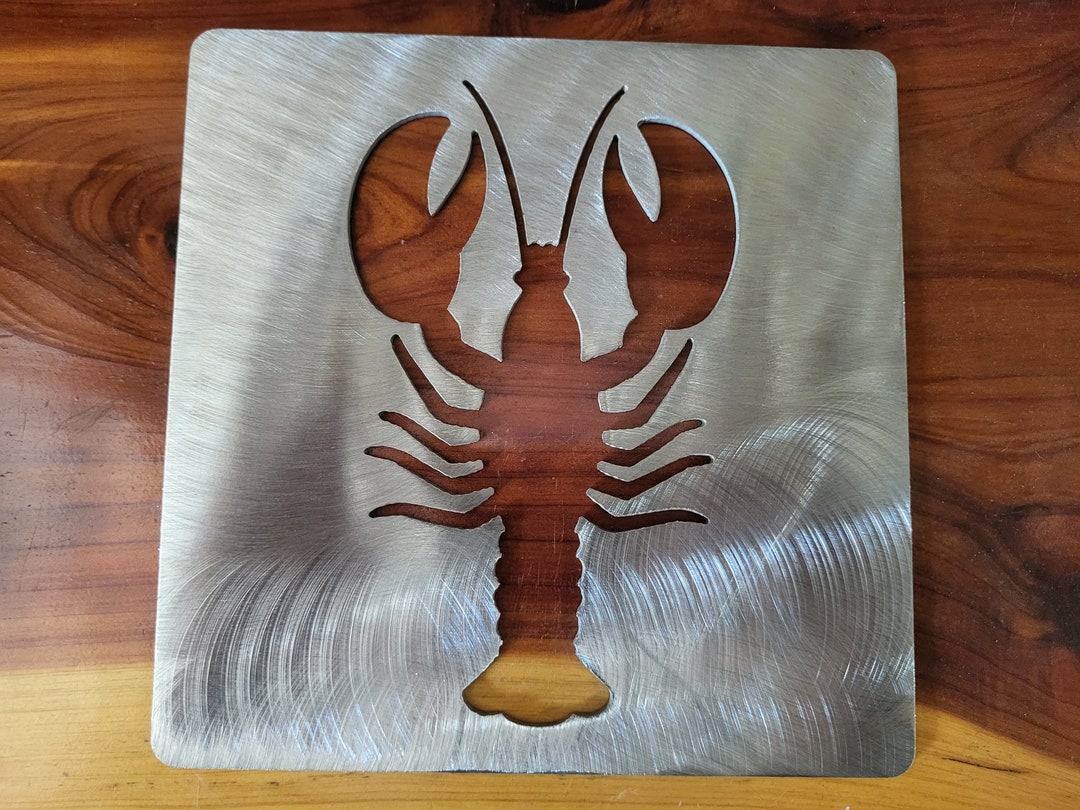 Crawfish Stencil Metal Stencil, Wood Router, Painting, Wood Burning ...