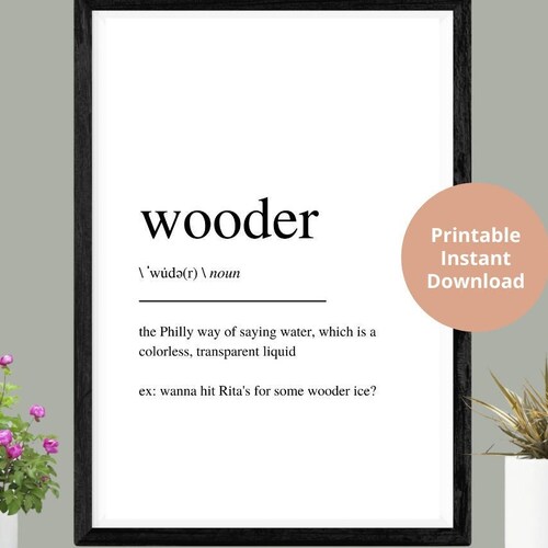 Wooder Philadelphia Print Instant Digital Download - Etsy