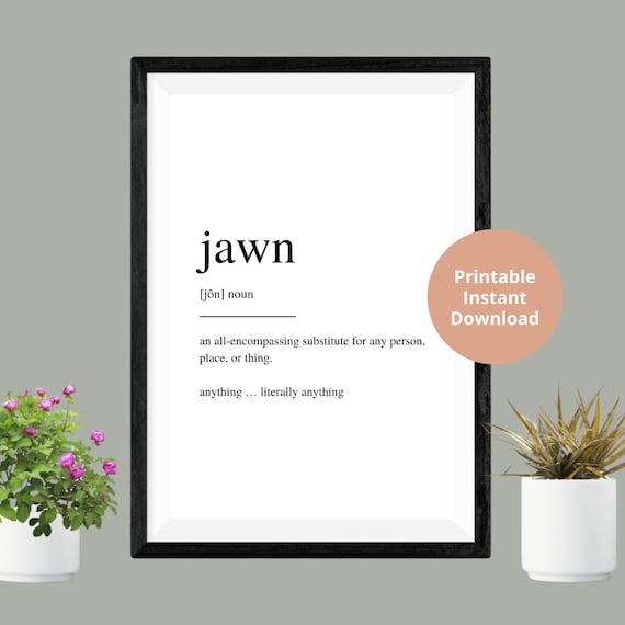Jawn Print Instant Digital Download Printable - Etsy