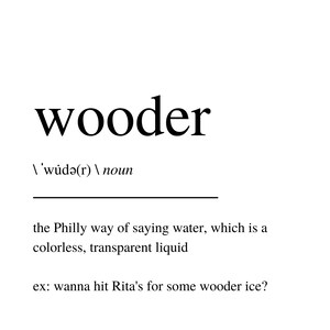 Wooder Philadelphia Print | Instant Digital Download | Printable ...