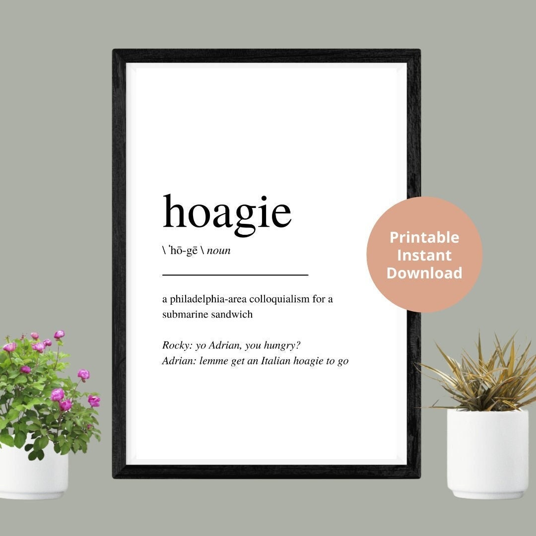Philadelphia Hoagie Definition Print | Philly Art (digital Download) - Etsy