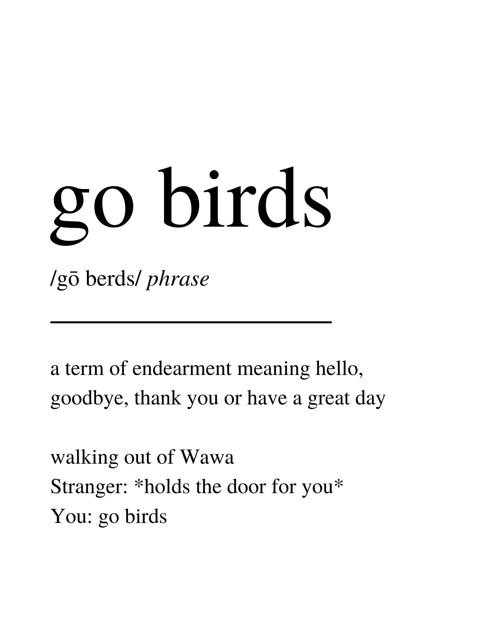 Go Birds Print | Instant Digital Download | Printable | Philadelphia ...