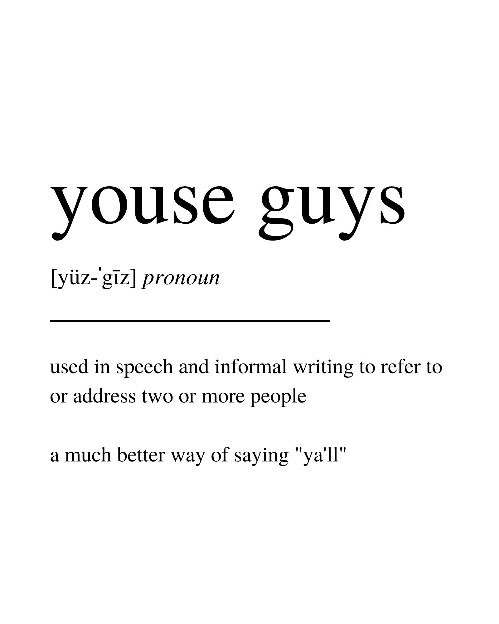 Youse Guys Print | Instant Digital Download | Printable | Philadelphia ...