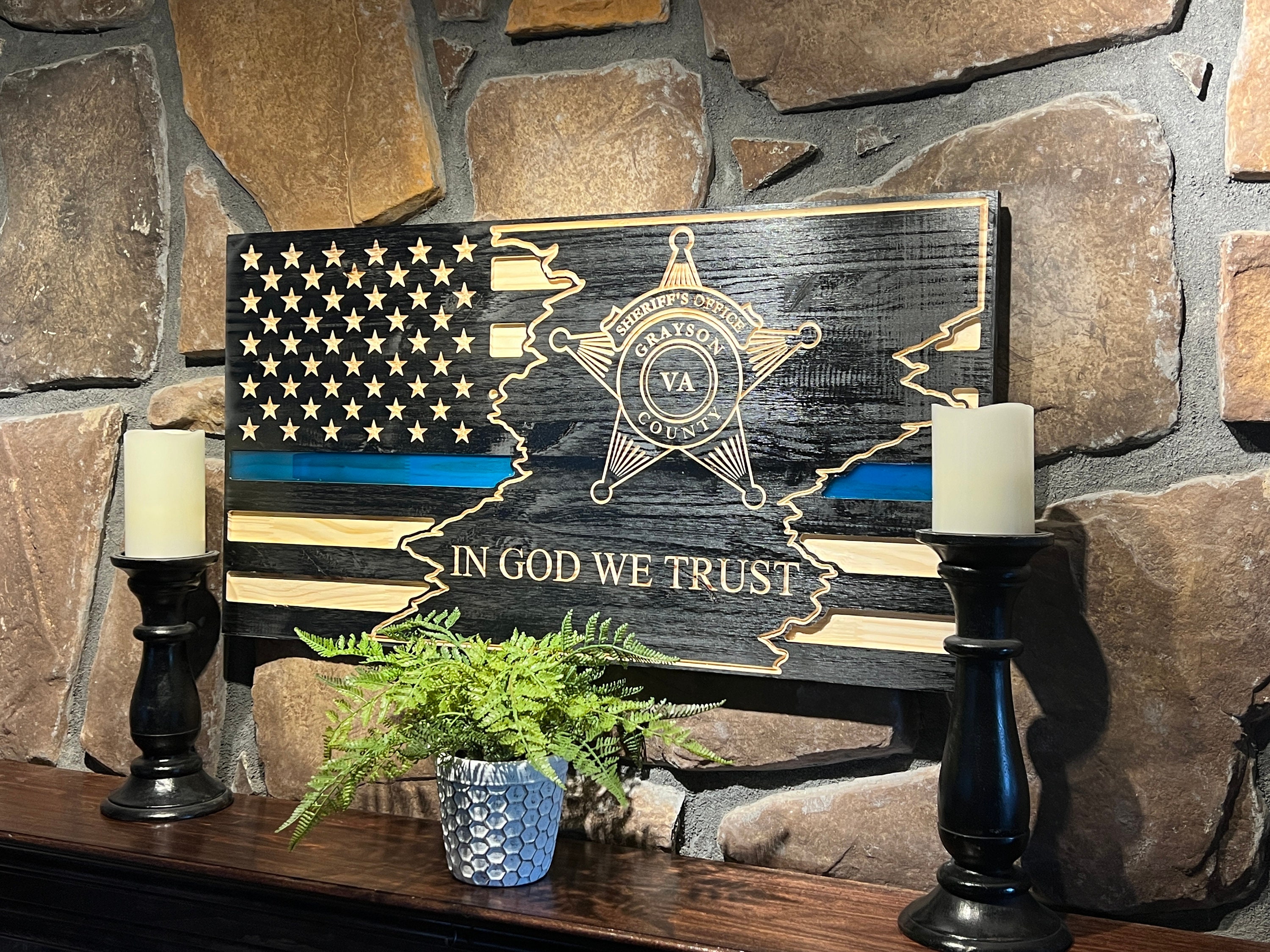 Custom VA Sheriff Flag, Great for Academy Graduations, Promotions ...