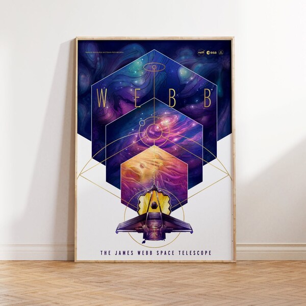 James Webb Space Telescope Print - Etsy
