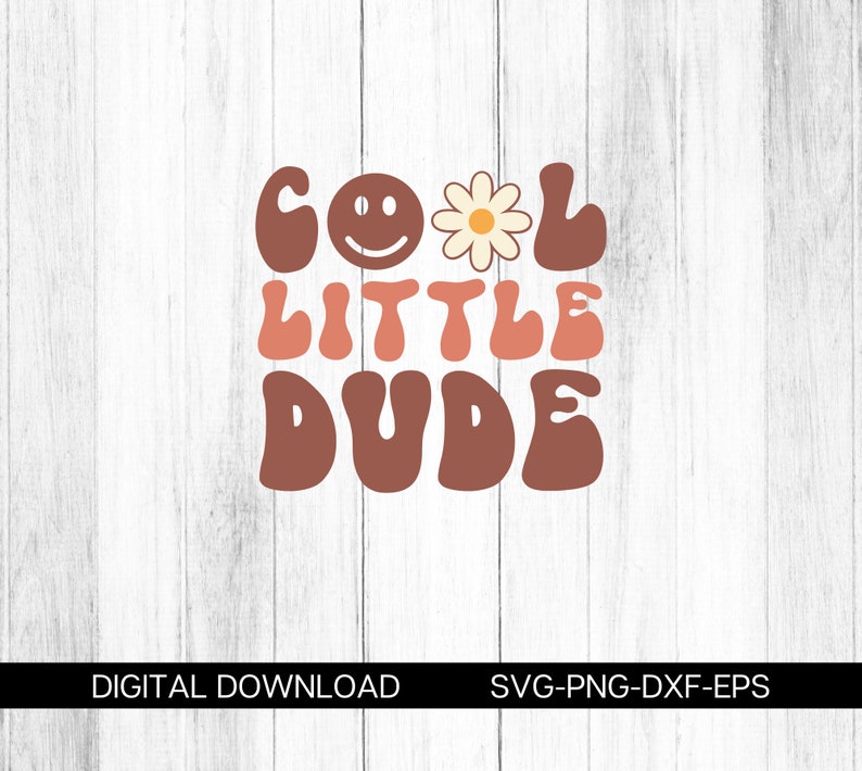 Cool Little Dude SVG Boho Svg Retro Svg Toddler Svg Boy - Etsy Canada