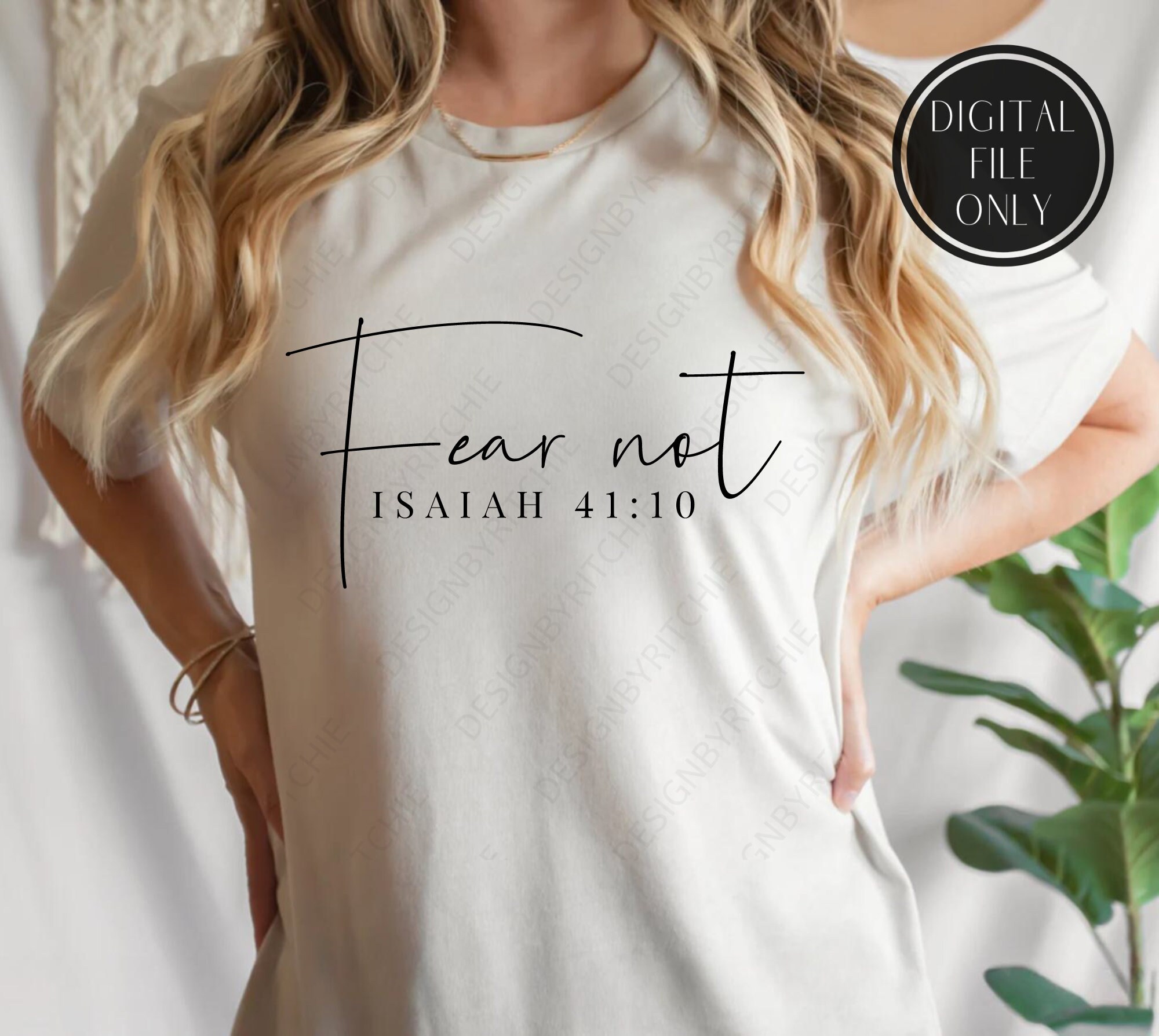 Fear Not Svg, Faith Over Fear SVG, Faith Svg, Dxf and Png Instant ...