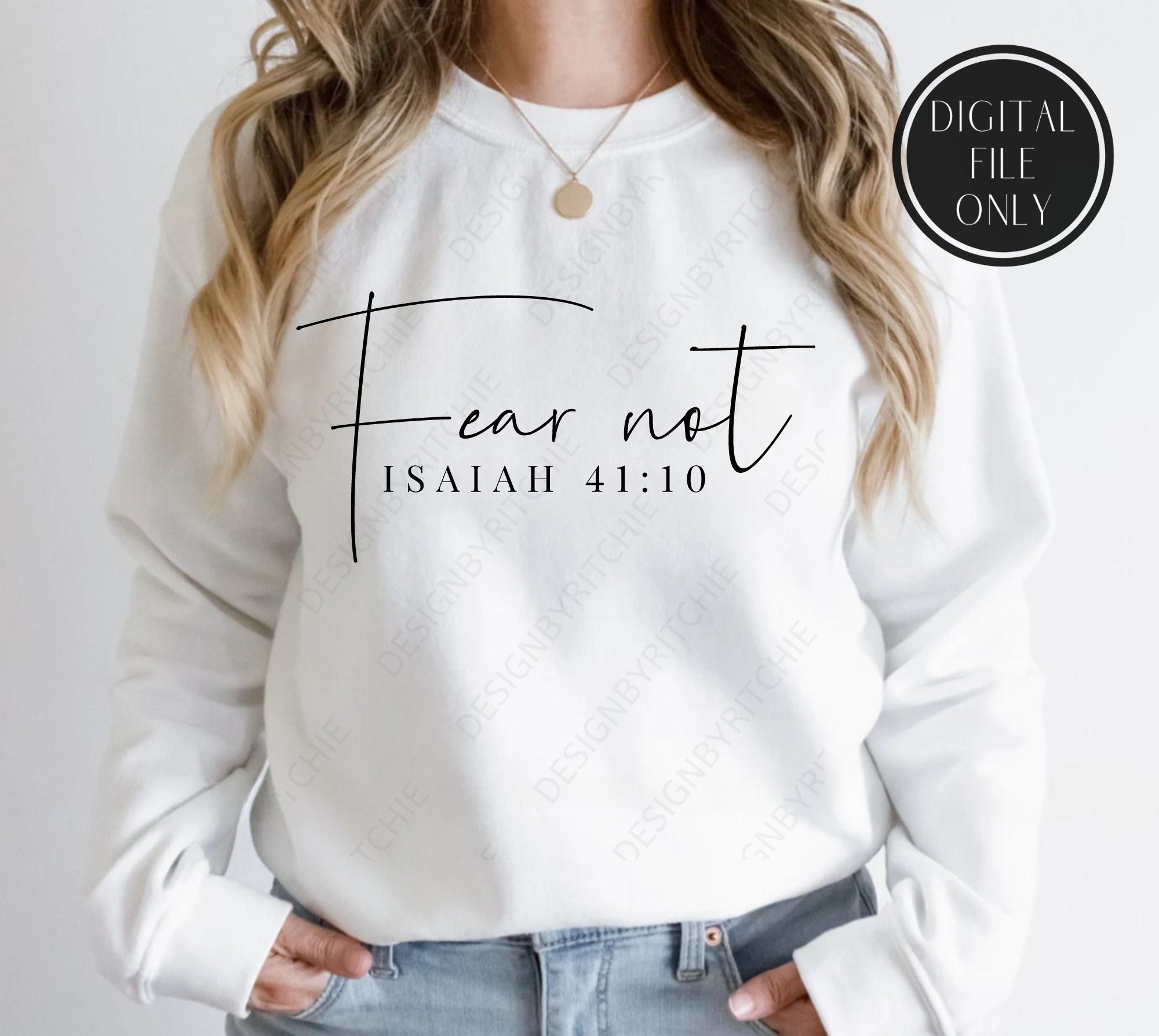Fear Not Svg Faith Over Fear SVG Faith Svg Dxf and Png - Etsy