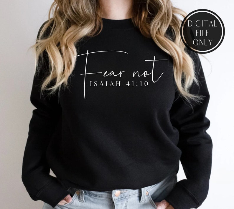 Fear Not Svg Faith Over Fear SVG Faith Svg Dxf and Png - Etsy