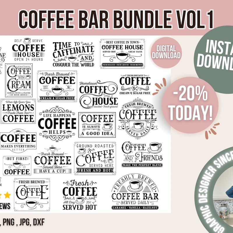 Coffee Sign Svg - Etsy