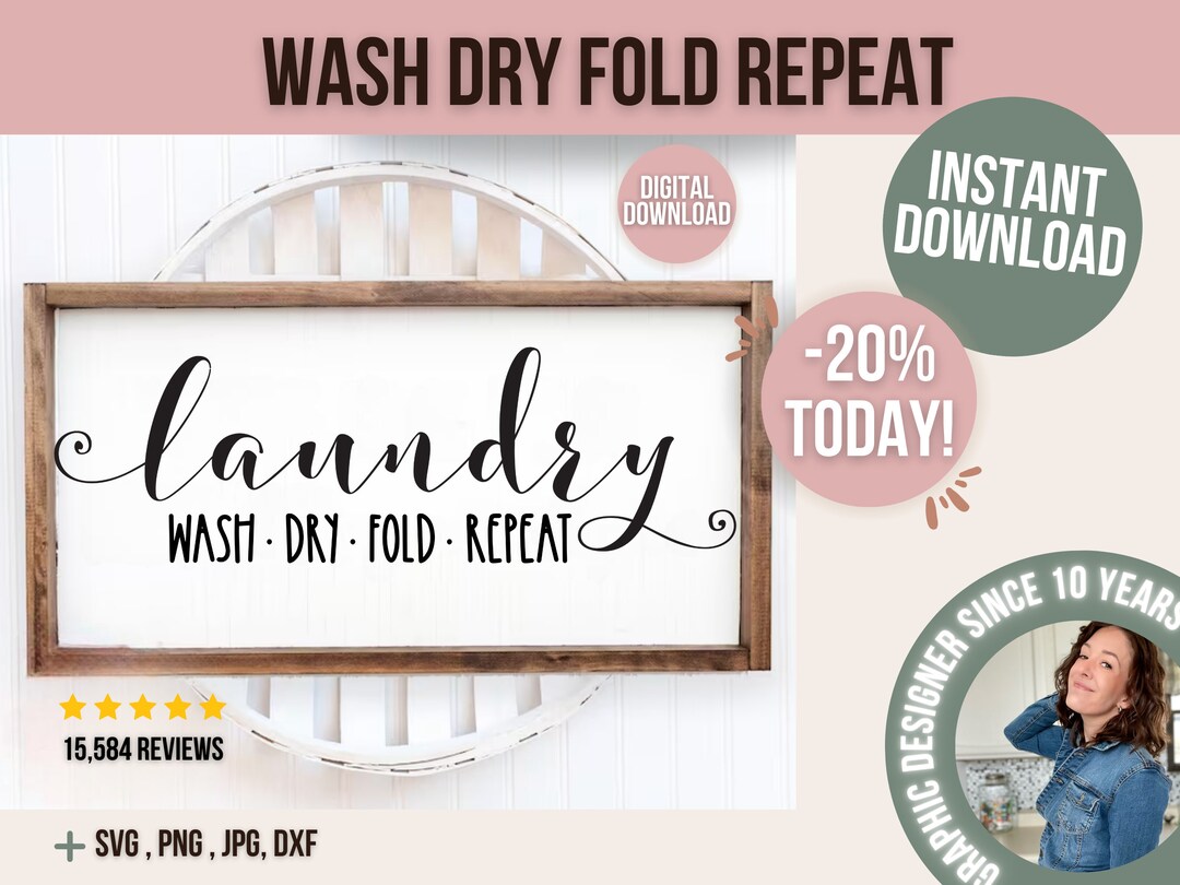 Laundry SVG File, Home SVG File, Farmhouse SVG File, Vector, Cricut ...