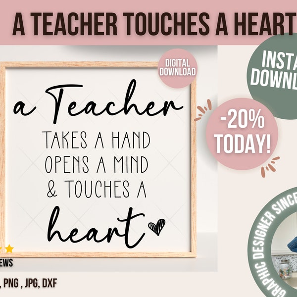 Teacher Takes a Hand - Etsy