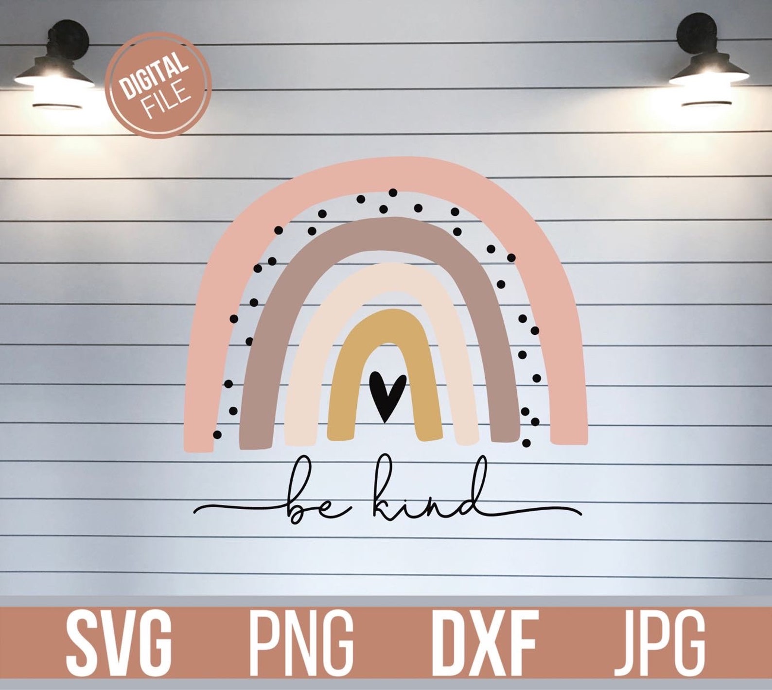 Be Kind Rainbow Svg Rainbow PNG File for Cricut Be Kind PNG - Etsy