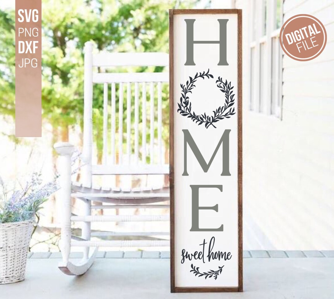 Welcome Porch Sign Svg, Welcome to Our Home Sign Svg, Porch Leaner Svg ...