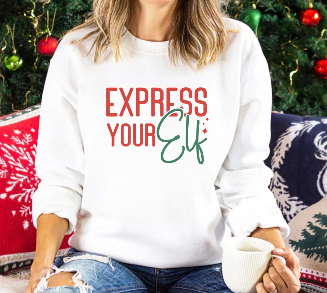 Express Your Elf Svg DXF and PNG Instant Download and - Etsy