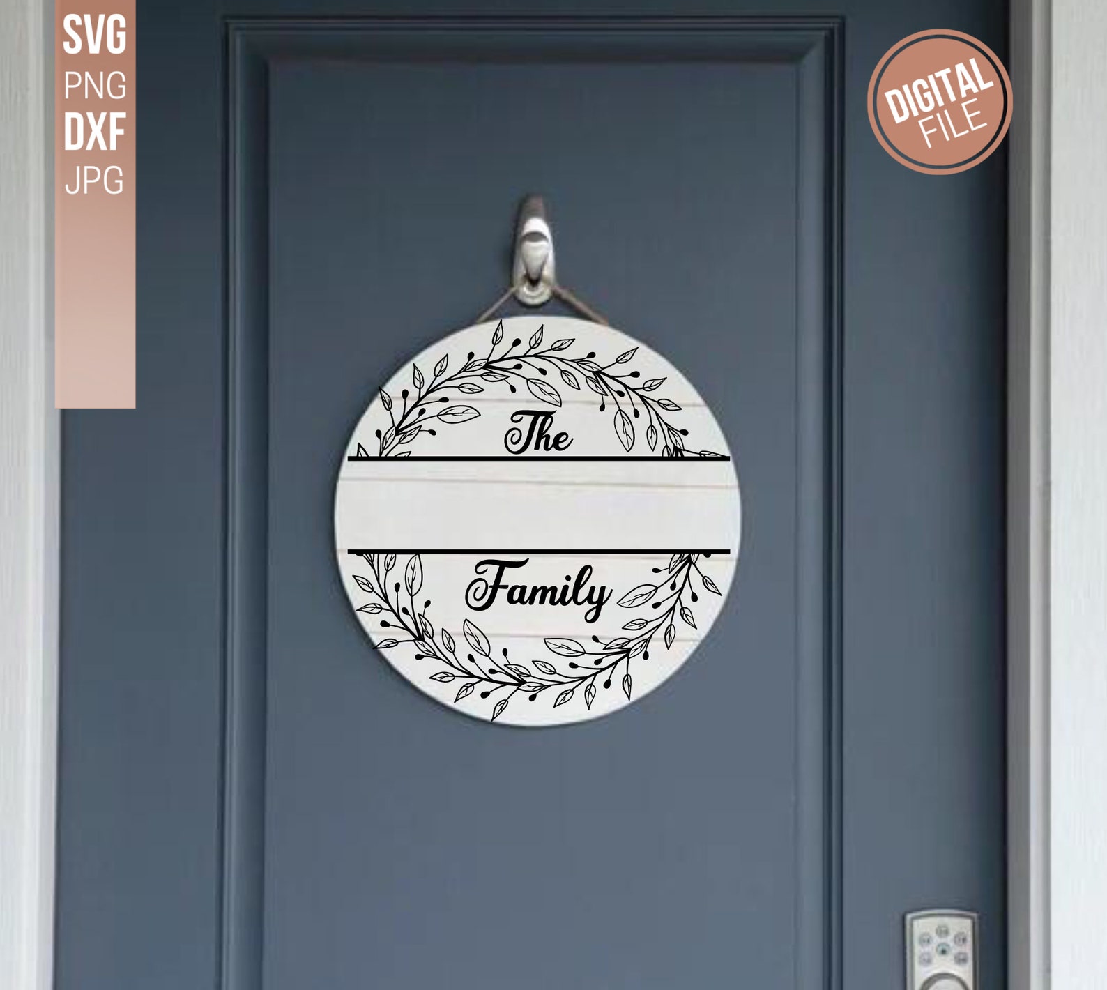 Family Monogram SVG, Monogram SVG, DXF, Jpg, Png, Eps, Family Last Name ...